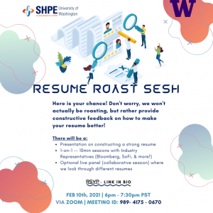 SHPE Resume Event | ECE Advising Blog