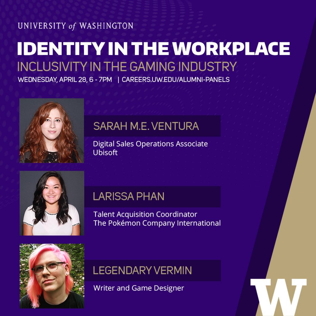 Identity in the Workplace: Inclusivity in the Gaming Industry – 4/28, 6 ...