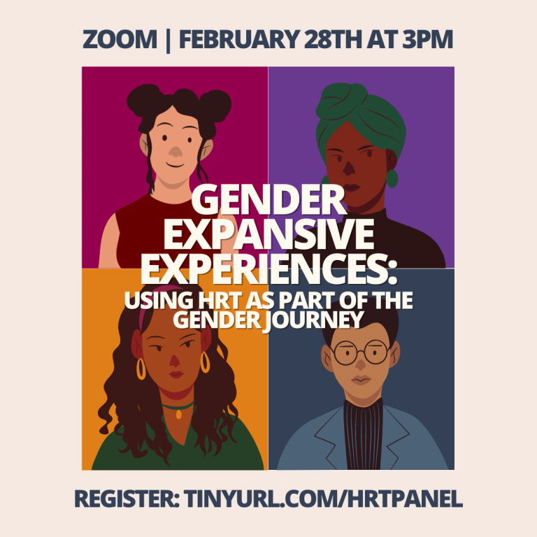 Q Center presents: Gender Expansive Experiences on HRT – 2/28, 3:00 p.m ...