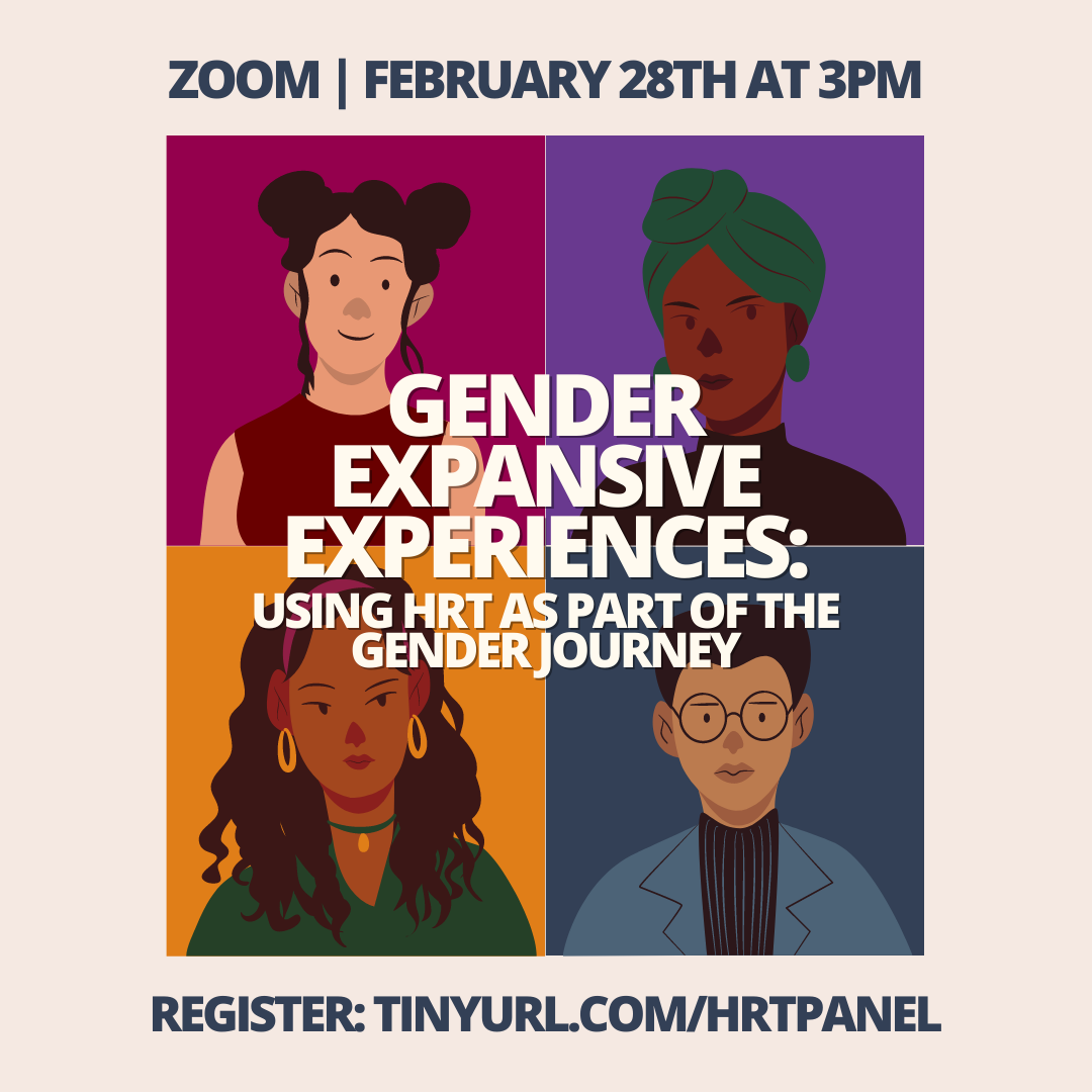 Q Center presents: Gender Expansive Experiences on HRT – 2/28, 3:00 p.m ...