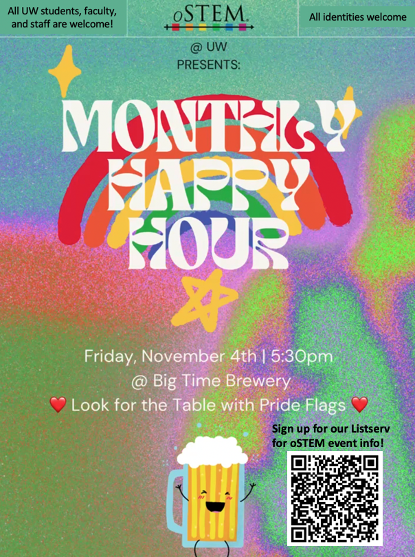 oSTEM: Happy Hour – 11/4, 5:30 p.m. | ECE Advising Blog