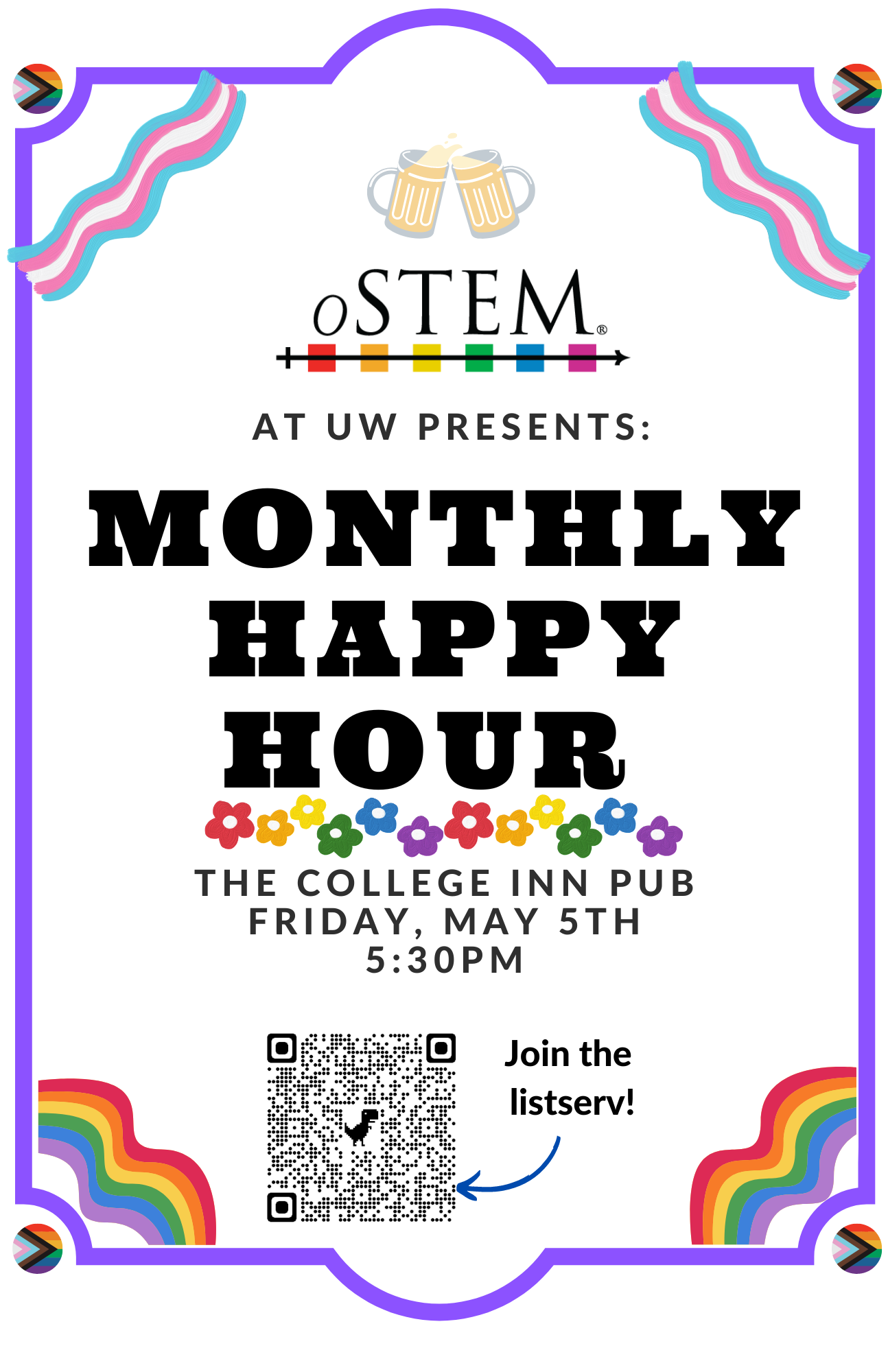oSTEM: Happy Hour – 5/5, 5:30 p.m. | ECE Advising Blog