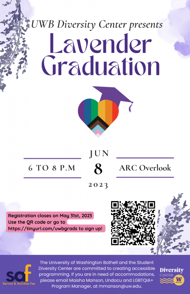 Diversity Center: Lavender Graduation – 6/8, register by 5/31 | ECE Advising Blog