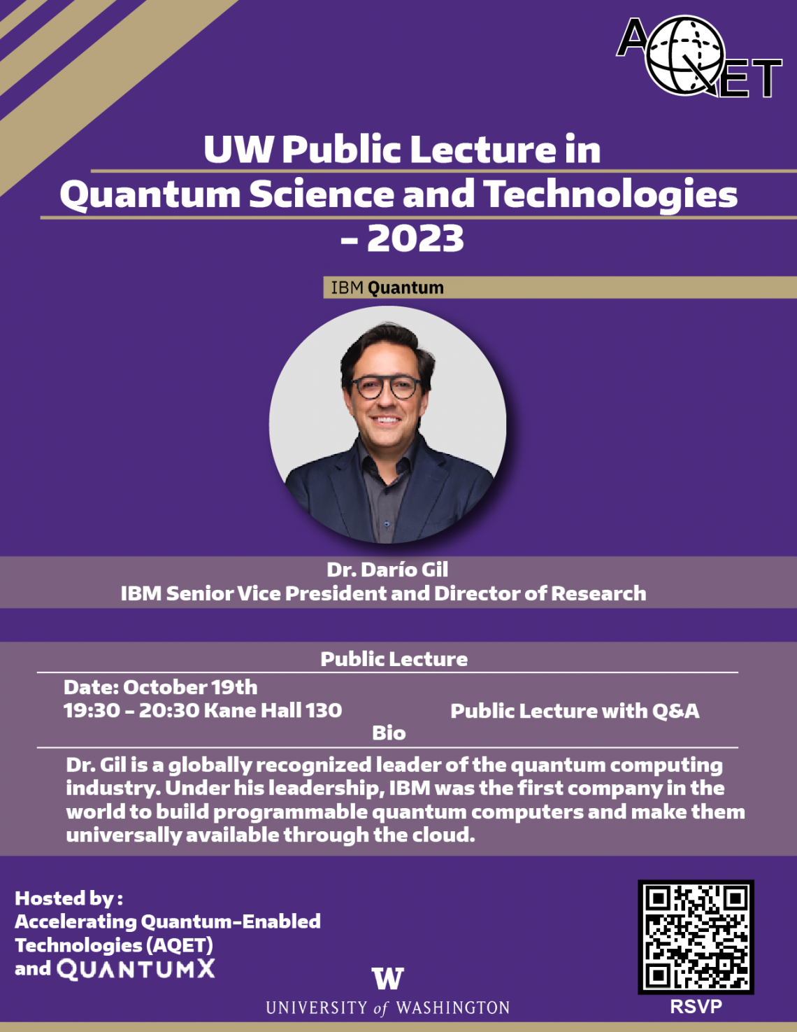 QuantumX Lecture: Dario Gil, IBM – 10/19, 7:30 p.m. | ECE Advising Blog
