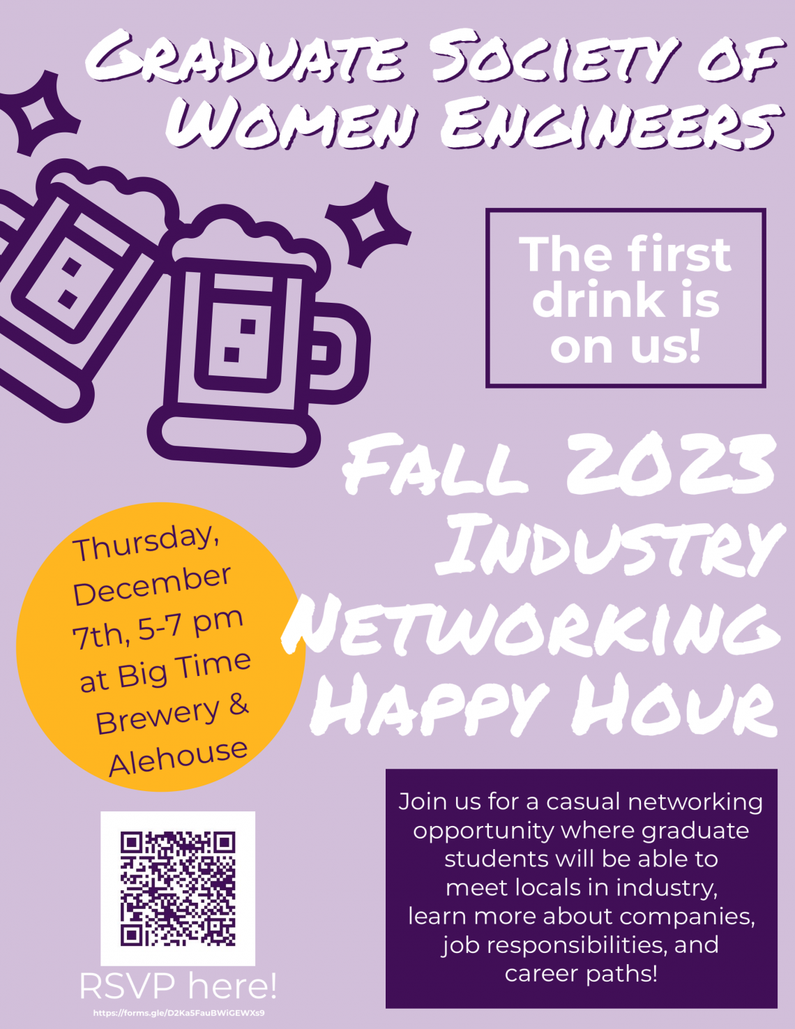 GradSWE: Industry Networking Happy Hour – 12/7, 5:00 p.m. | ECE Advising Blog
