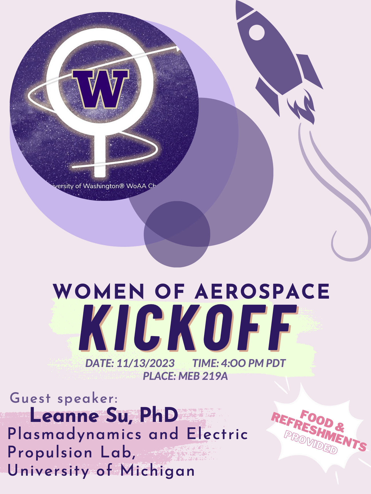 WoA: Kick-Off Event – 11/13, 4:00 p.m. | ECE Advising Blog