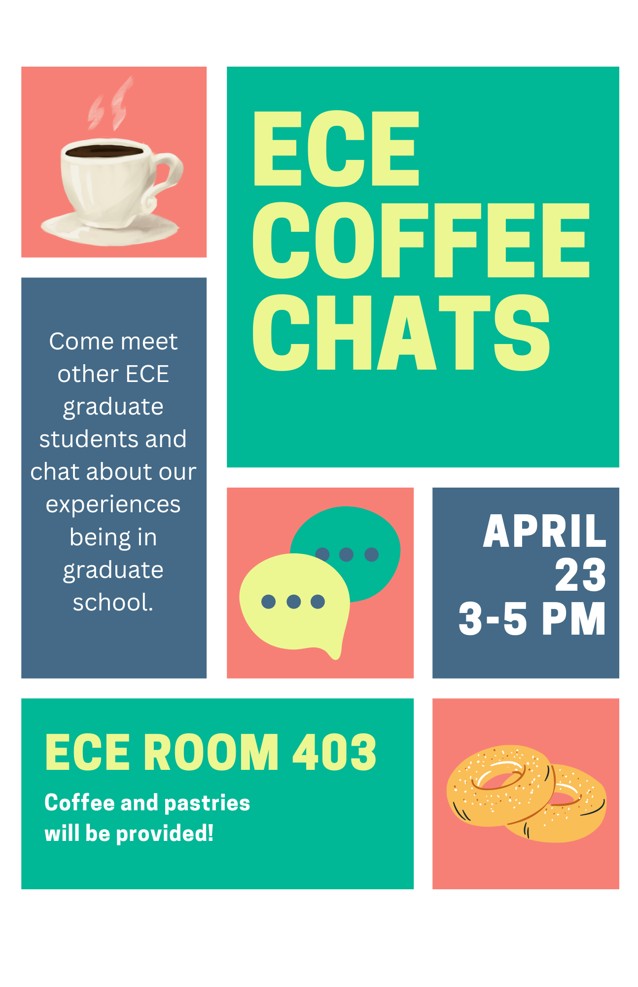 ECE: April Coffee Chat – 4/23, 3:00 p.m. | ECE Advising Blog