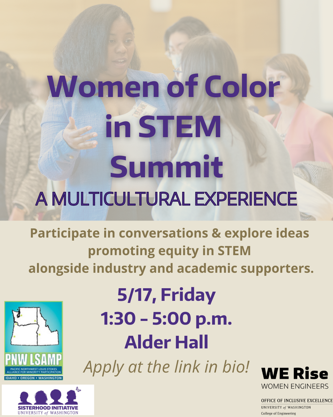 WE Rise: Women of Color in STEM Summit – 5/17, 1:30 p.m. | ECE Advising ...